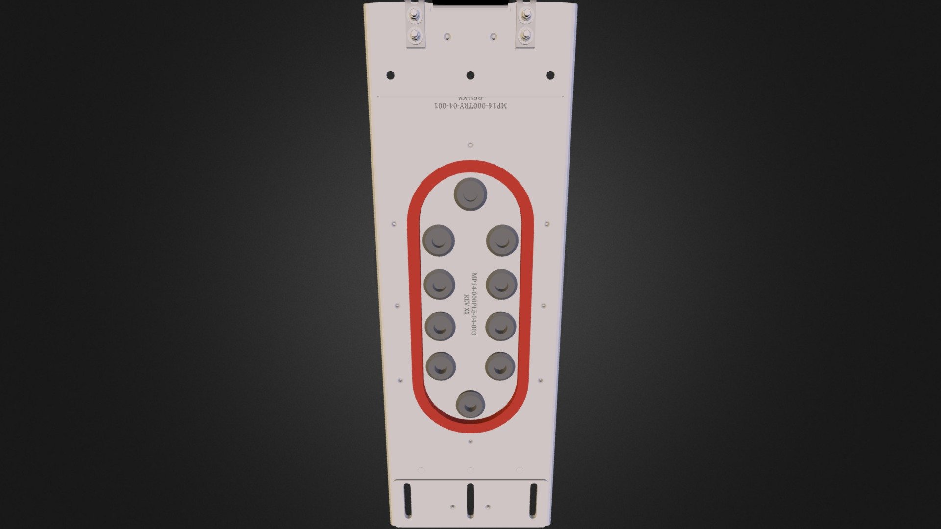 Tray Assembly, 4 MCU, ARINC 600 - 3D model by jjmias [c3efebc] - Sketchfab