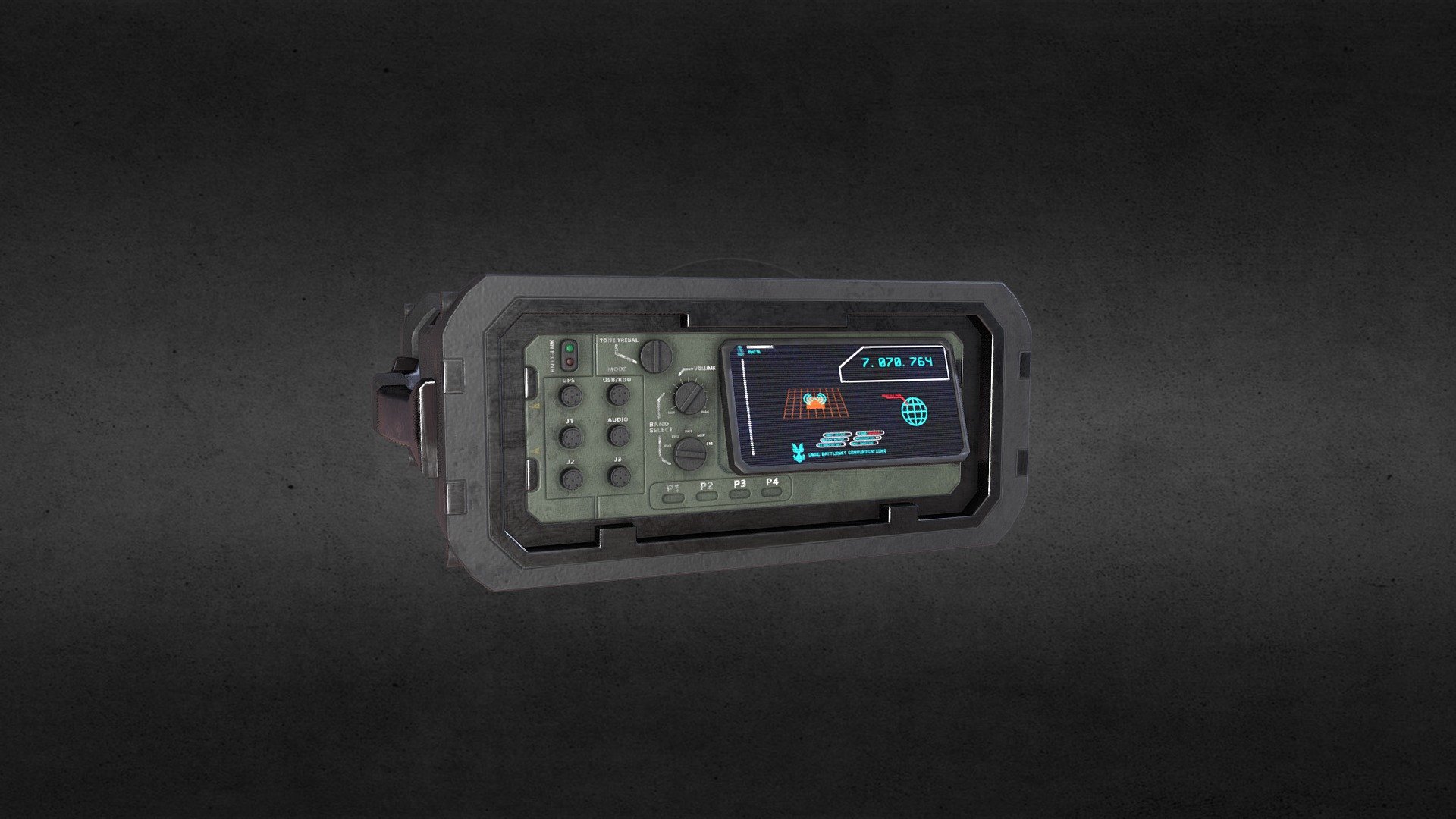 Halo Reach Radio - 3D model by Jedii [c3f1474] - Sketchfab