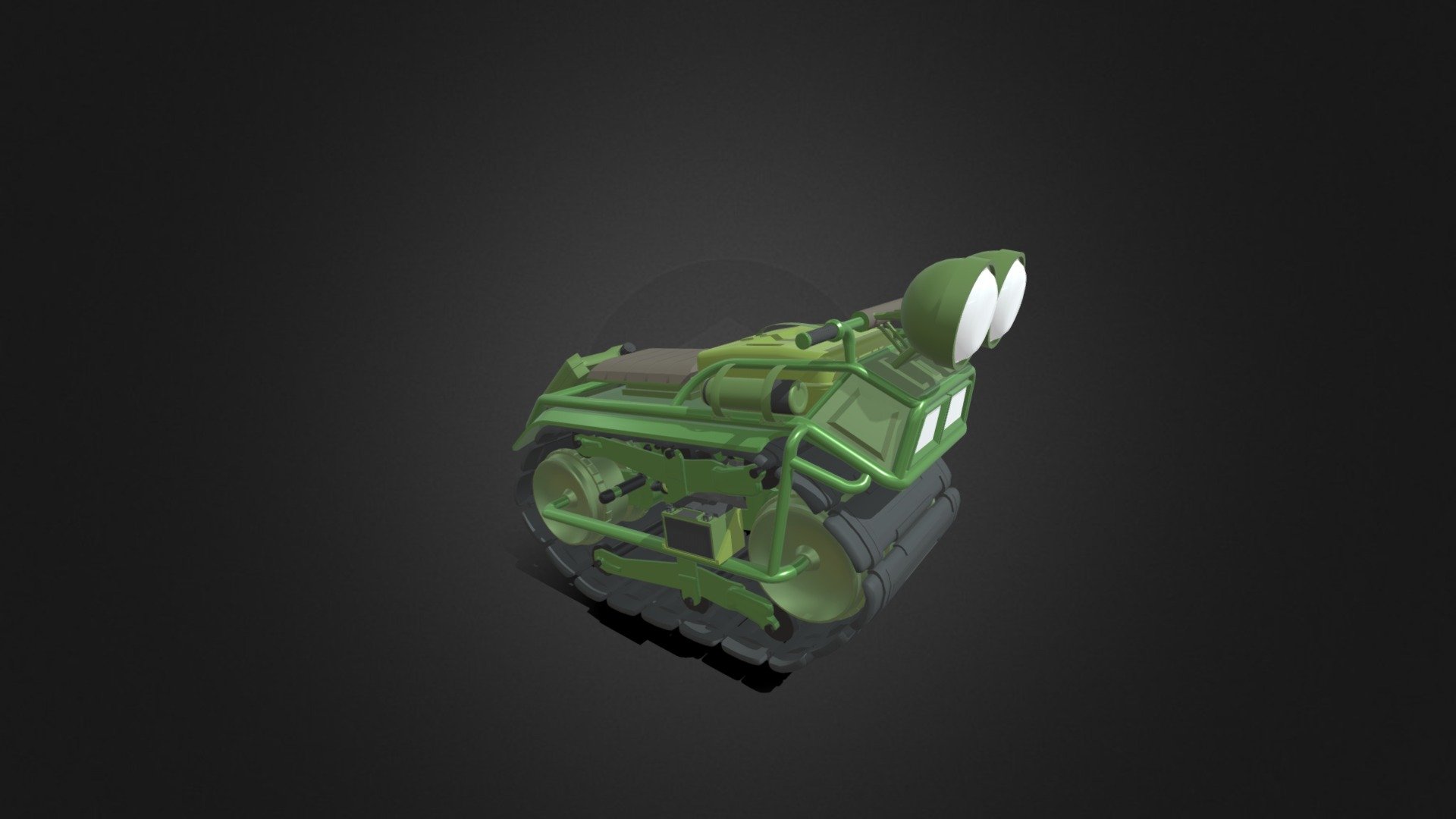 mono-tracked motorcycle - Download Free 3D model by ahmedhamm8 [c3f17f2 ...