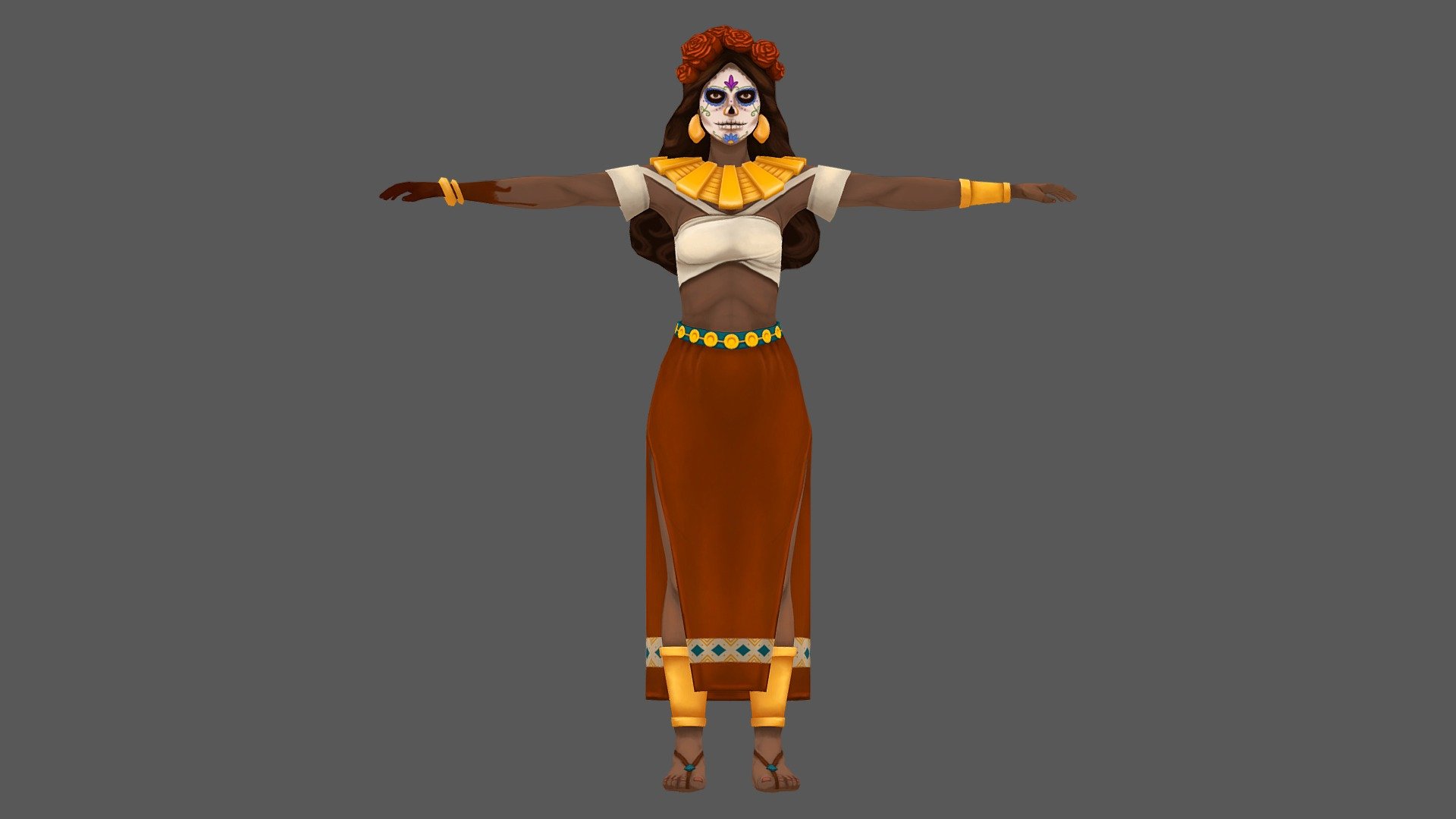 Aztec Witch - 3D model by spooky.pocky.art [c3f2f1f] - Sketchfab