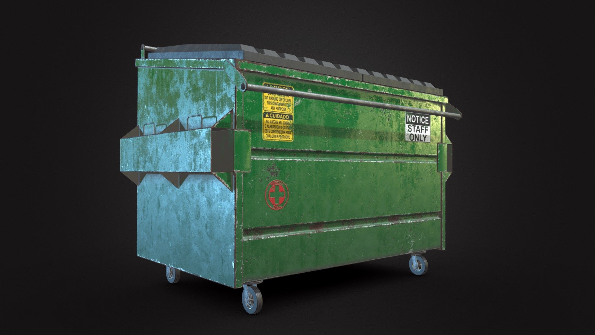 Dumpster - Buy Royalty Free 3D model by Majin Animations ...
