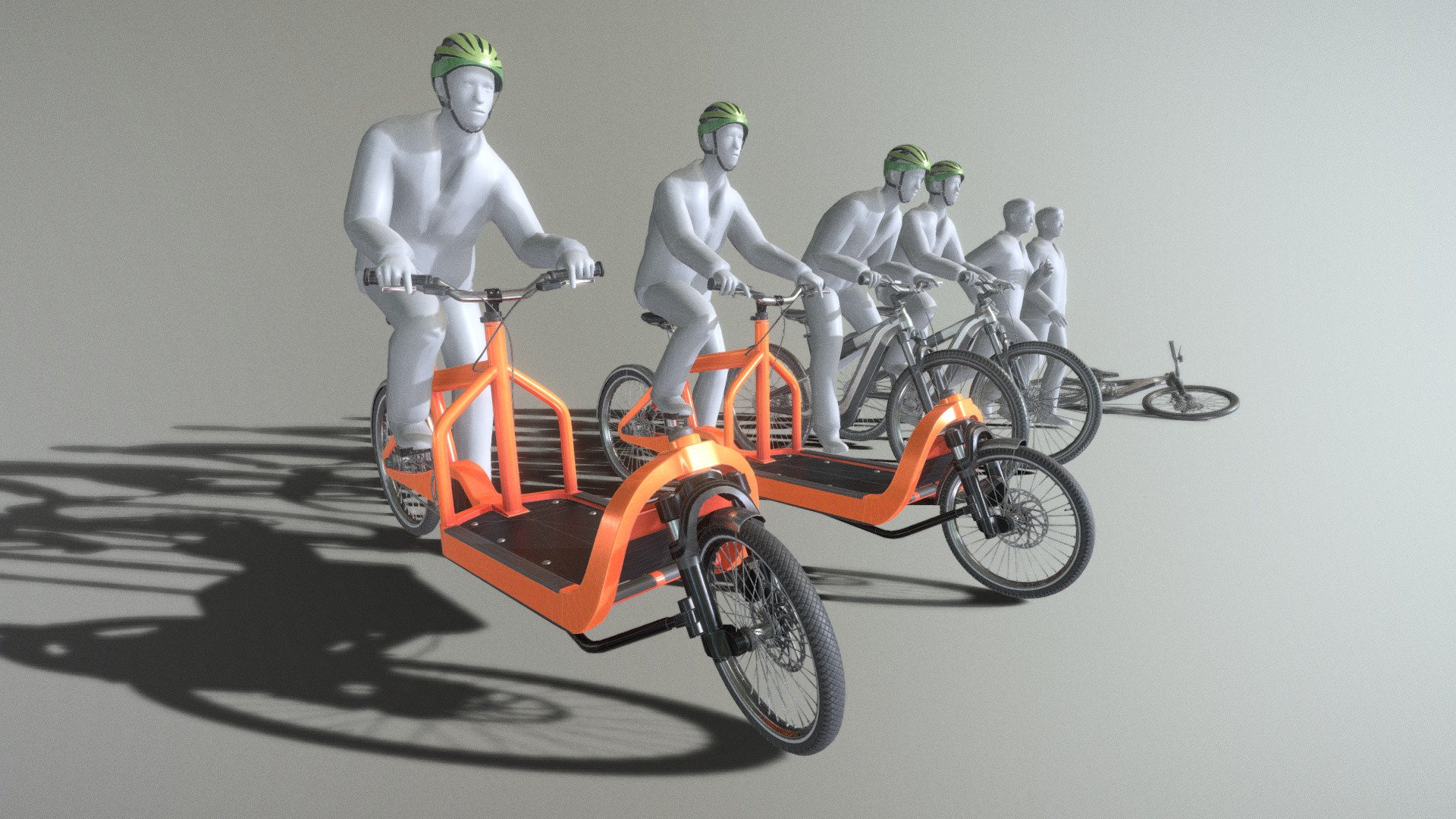 Bicycle Animations Cargo Bike Update - 3D model by VIS-All-3D (@VIS-All ...