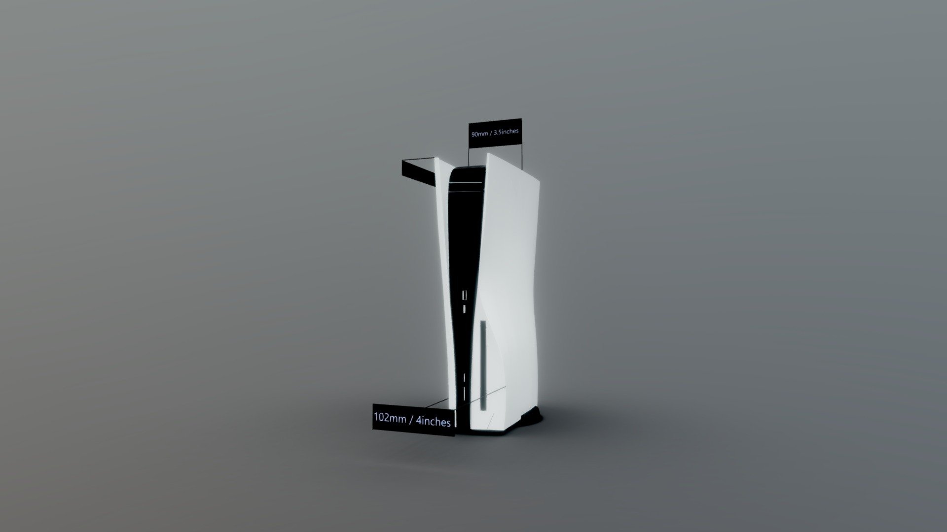 PS5 With Dimensions Download Free 3D Model By Evilboris c3f7143 PS5 With Dimensions Download Free 3D Model By Evilboris c3f7143
