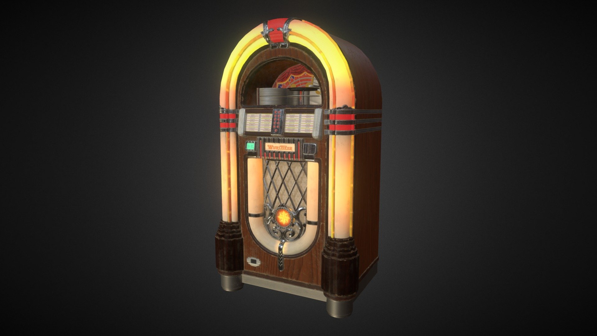 Jukebox Wurlitzer 1015 - 3D model by Louis-PhilippeGravel [c3f83e7 ...