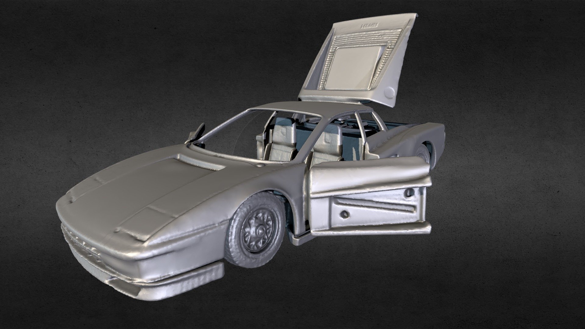 Ferrari Testarossa - 3D model by 3D Master (@3dmaster1) [c3f97bf ...