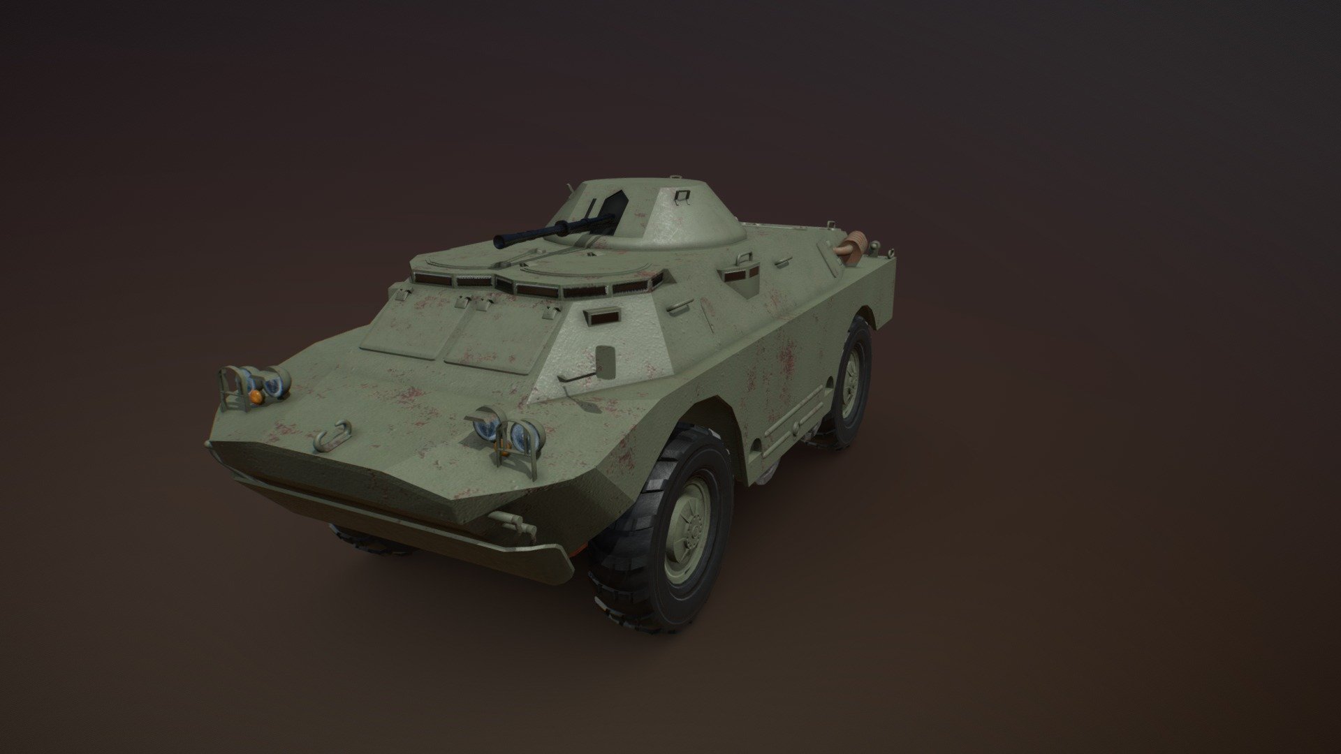 BRDM-2 - 3D model by DGHaZe [c3f9f24] - Sketchfab