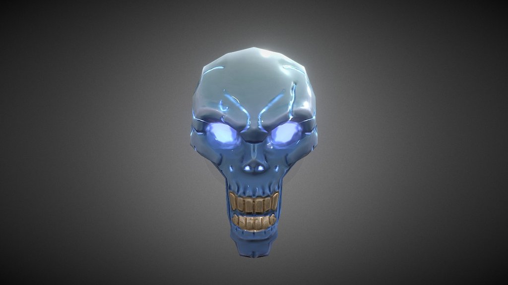 B2D1 Skull Low - 3D model by tony.lenssen (@tony-lenssen) [c3fa09f ...