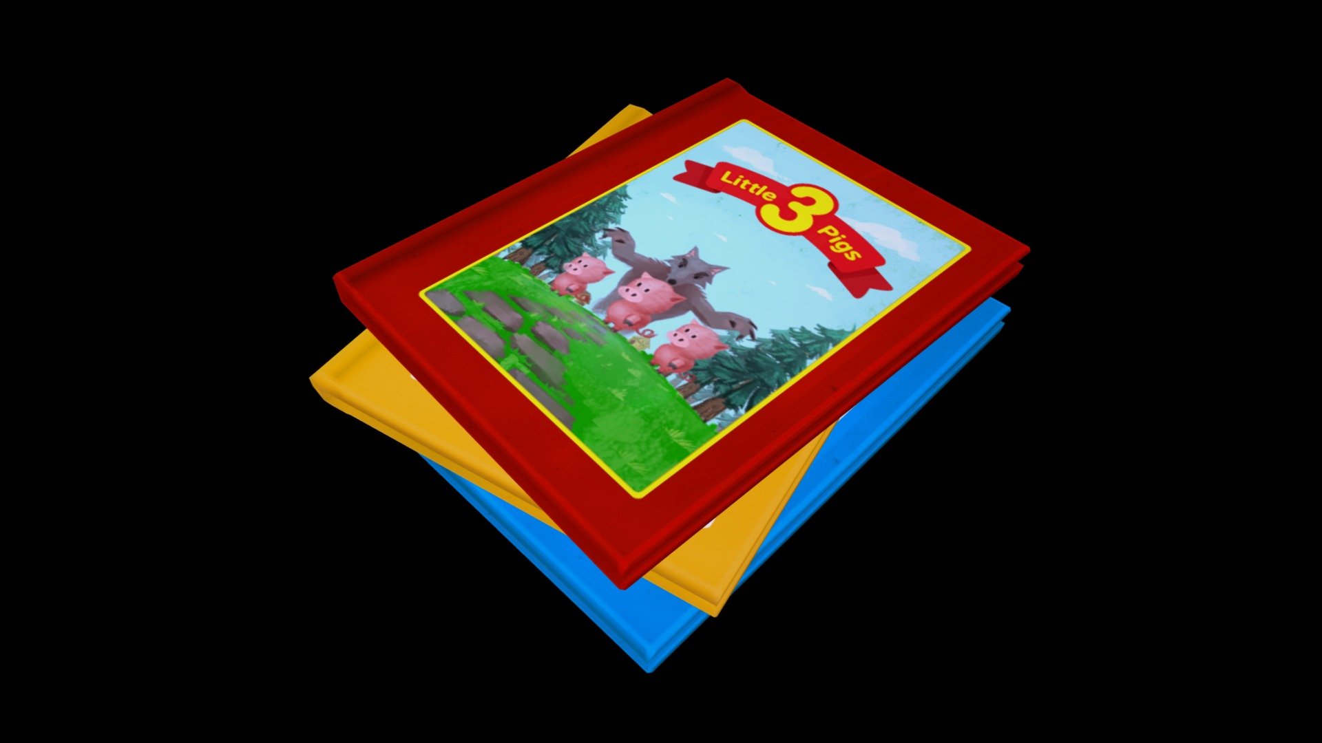 Books - 3D model by Art V (@artv) [c3fa3b7] - Sketchfab