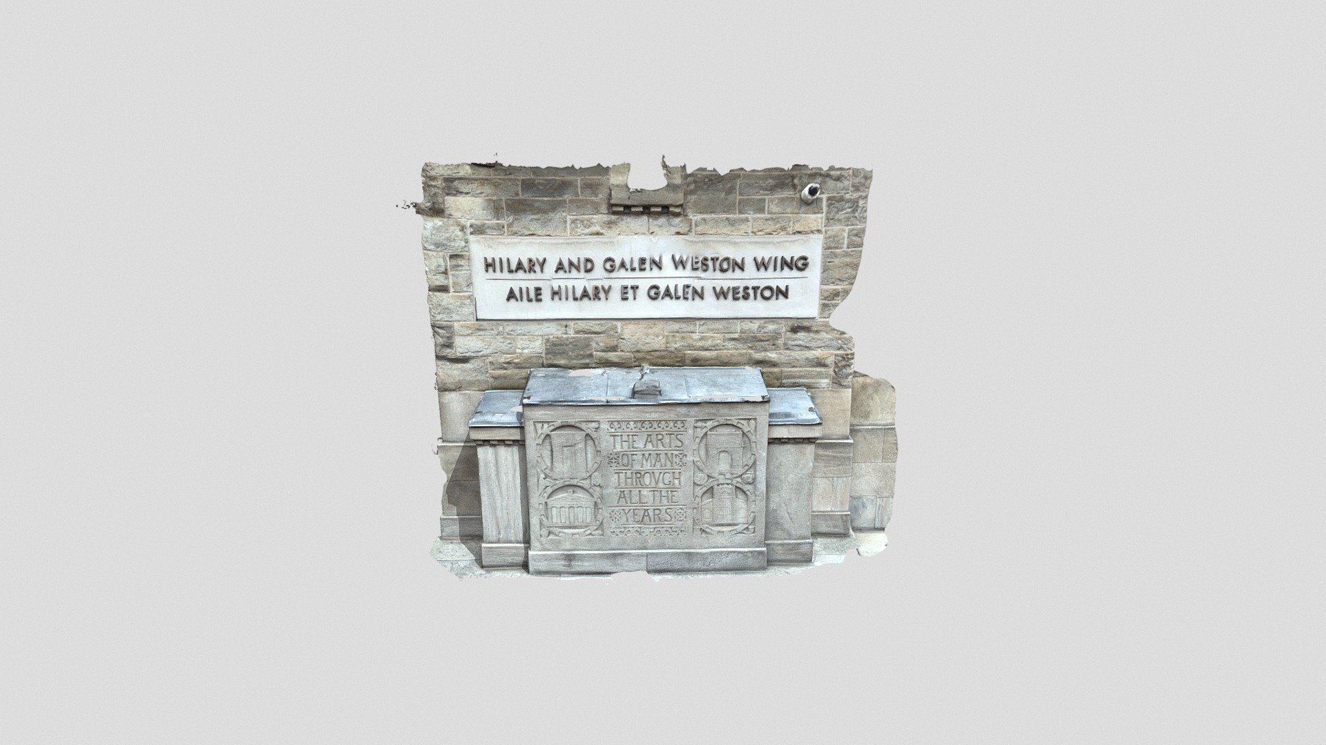 ROM - East panel at Queen's Park entrance - Download Free 3D model by ...