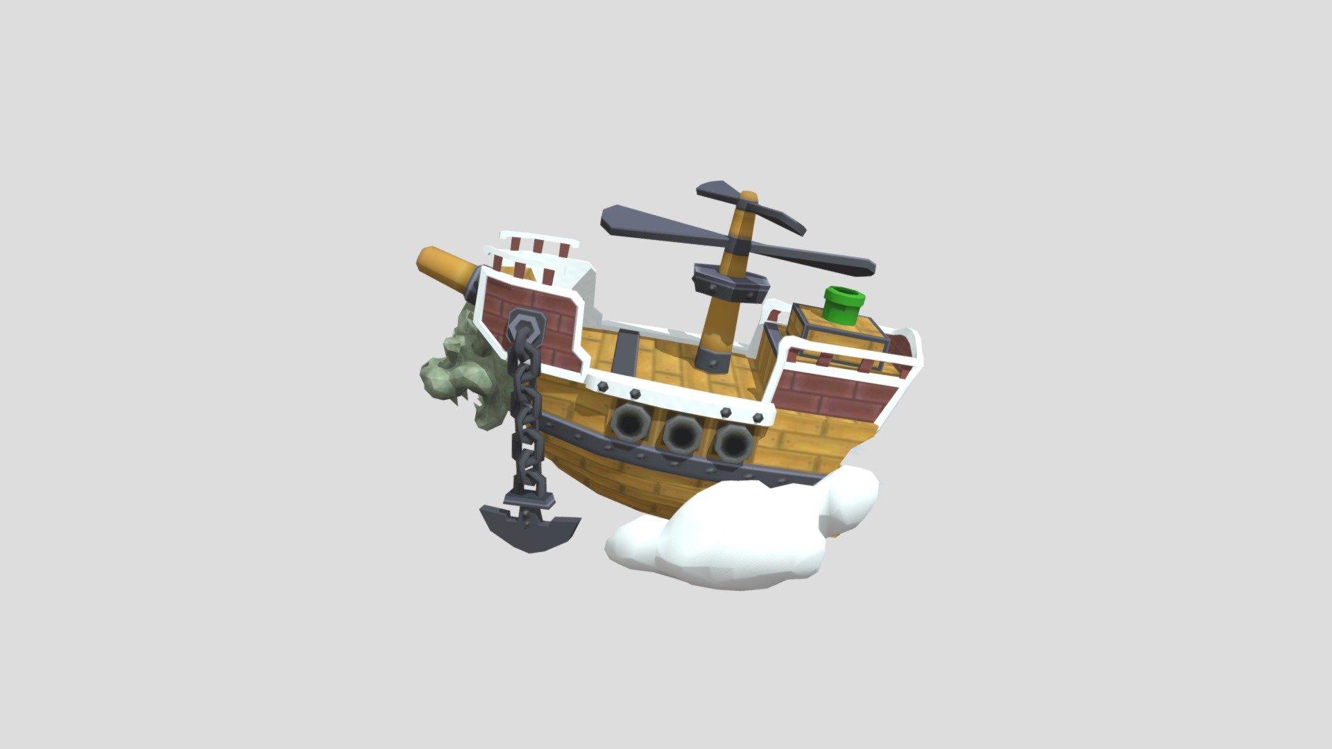 Koopa Airship - Download Free 3D model by Tigerar1 (@allanromanreyes ...