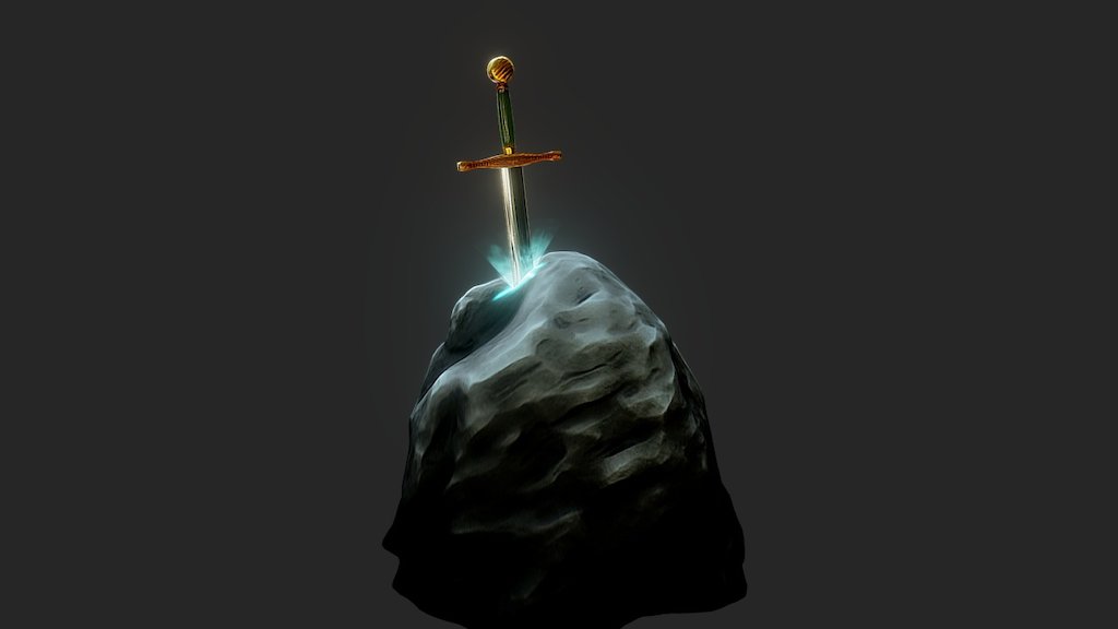 Excalibur - 3D model by asbjrngrm [c3fcf95] - Sketchfab