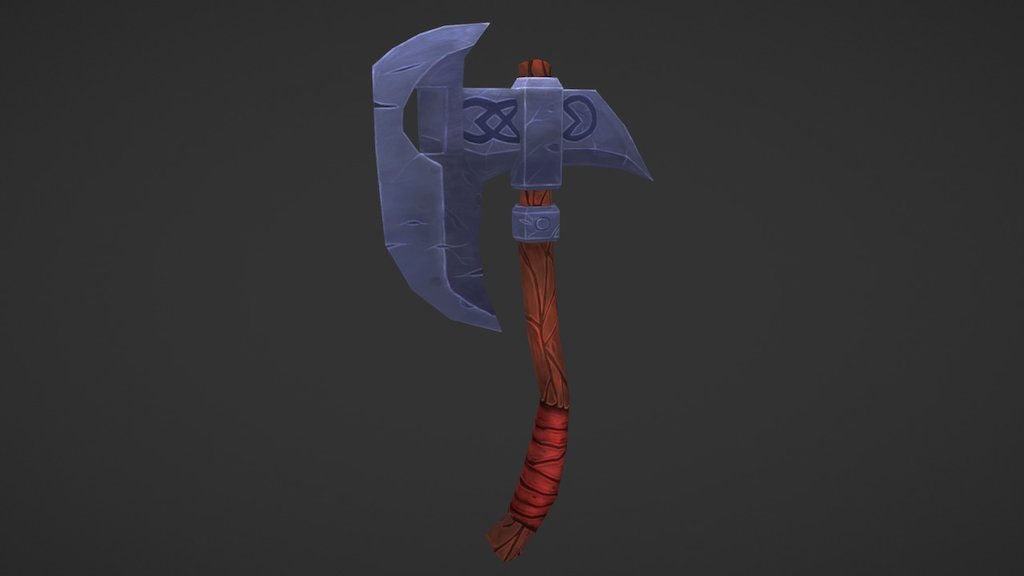 Dwarven Axe - 3D model by Jan Goosen (@jangoosen) [c3fd681] - Sketchfab