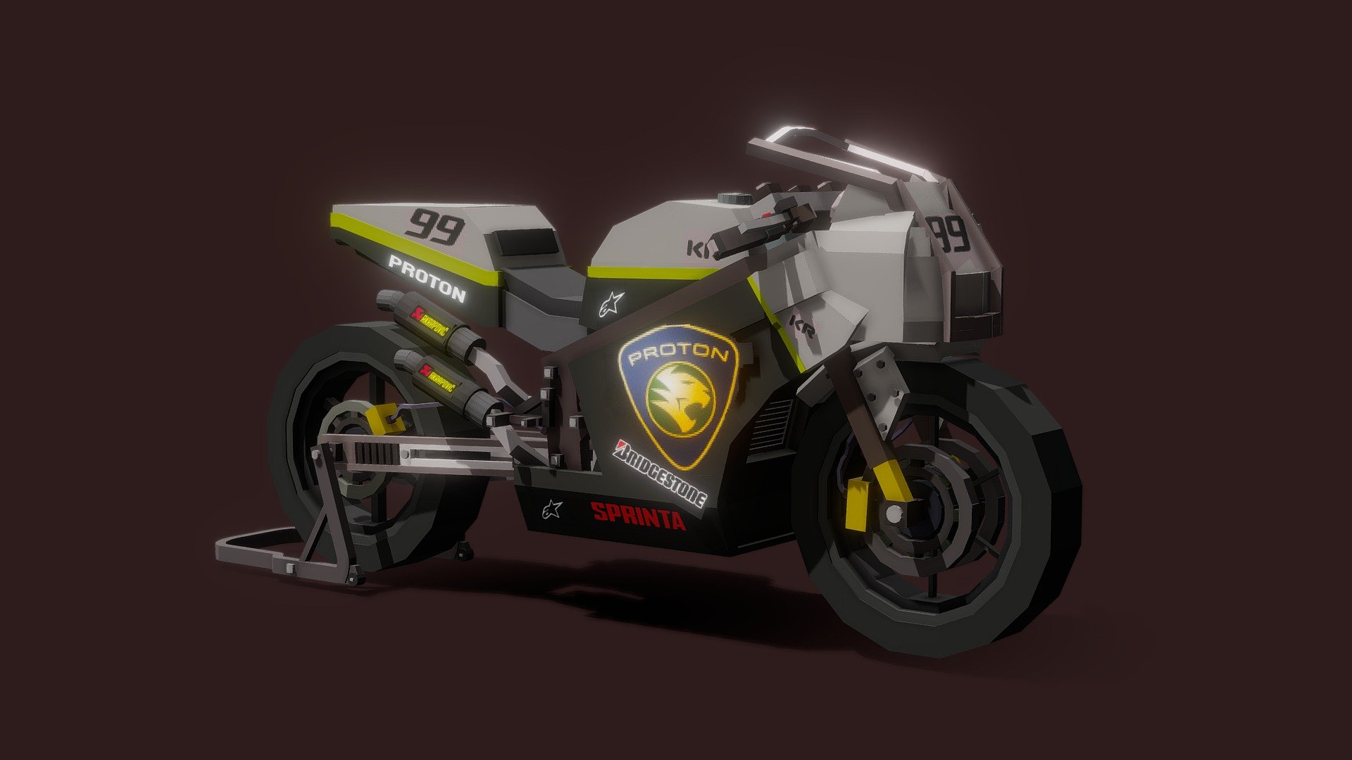 Proton KR3 (MotoGP) - Minecraft - 3D model by SpiicyMiata_ [c3ff472 ...