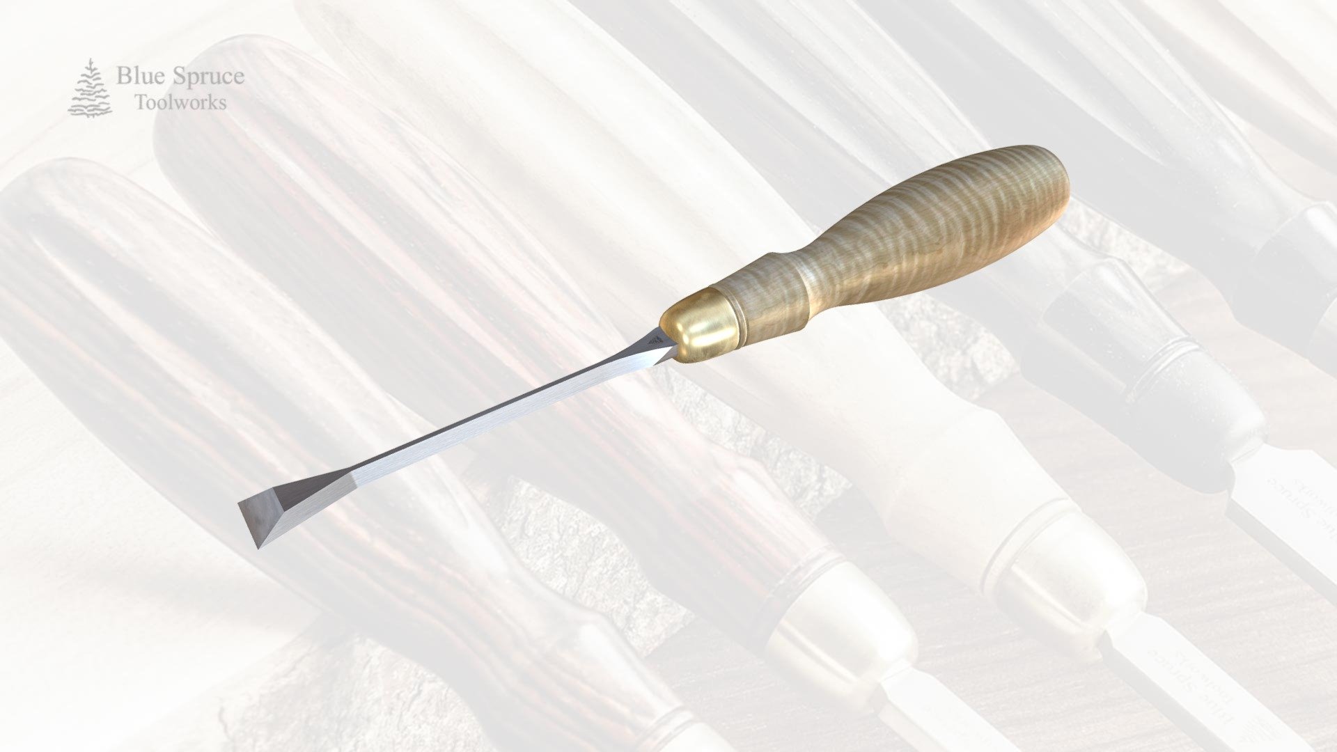 Blue Spruce Toolworks FISHTAIL Chisel - 3D model by uWood® (@phraxis38 ...