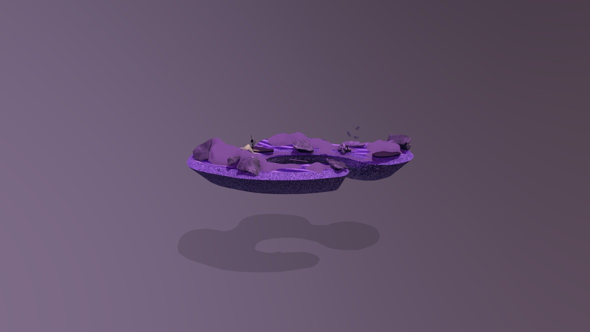 PURPLE ISLAND - 3D model by s3920035 [c3fff5a] - Sketchfab