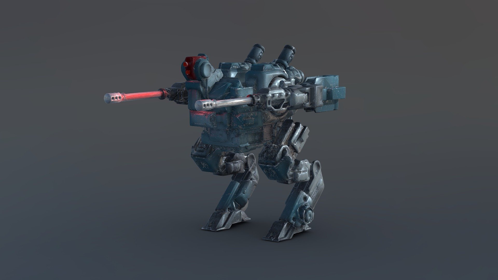 Mech Robot VR sculpt kitbash - Buy Royalty Free 3D model by Austin ...