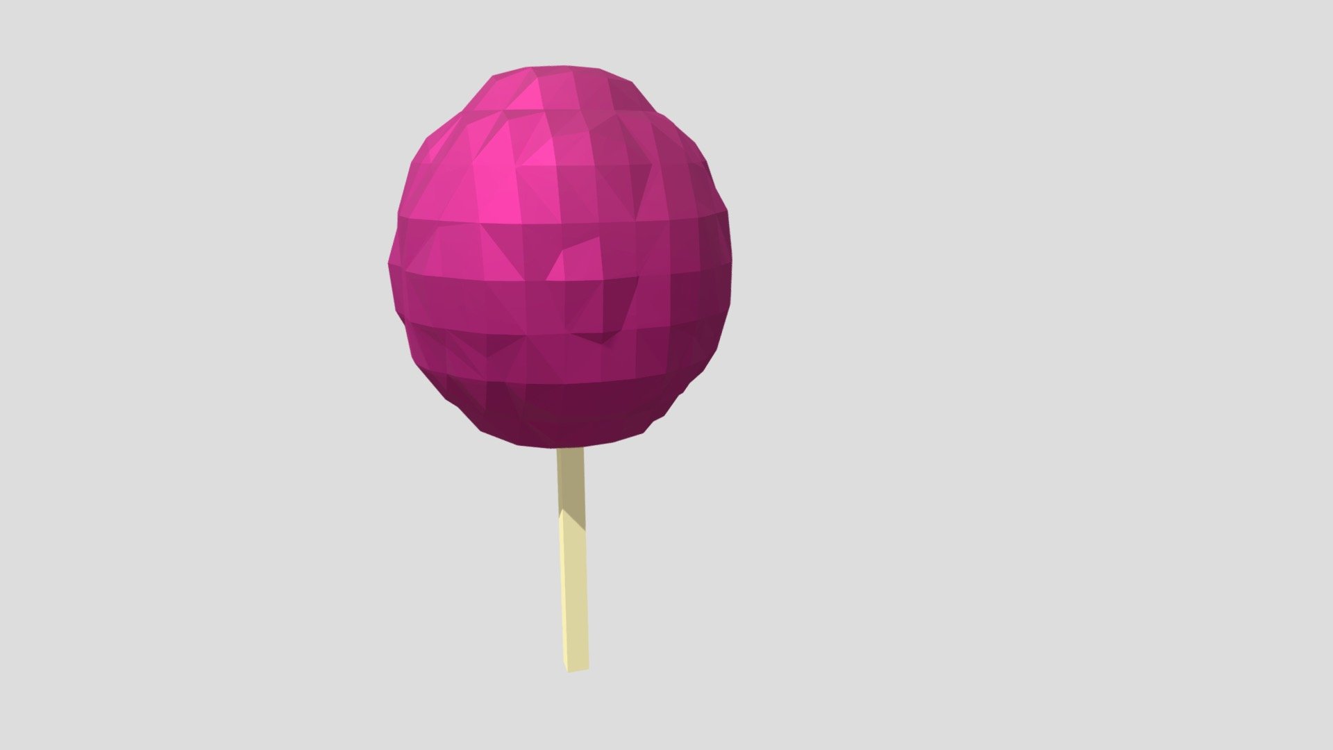 Low poly Cotton candy - Download Free 3D model by alex.yefremov ...