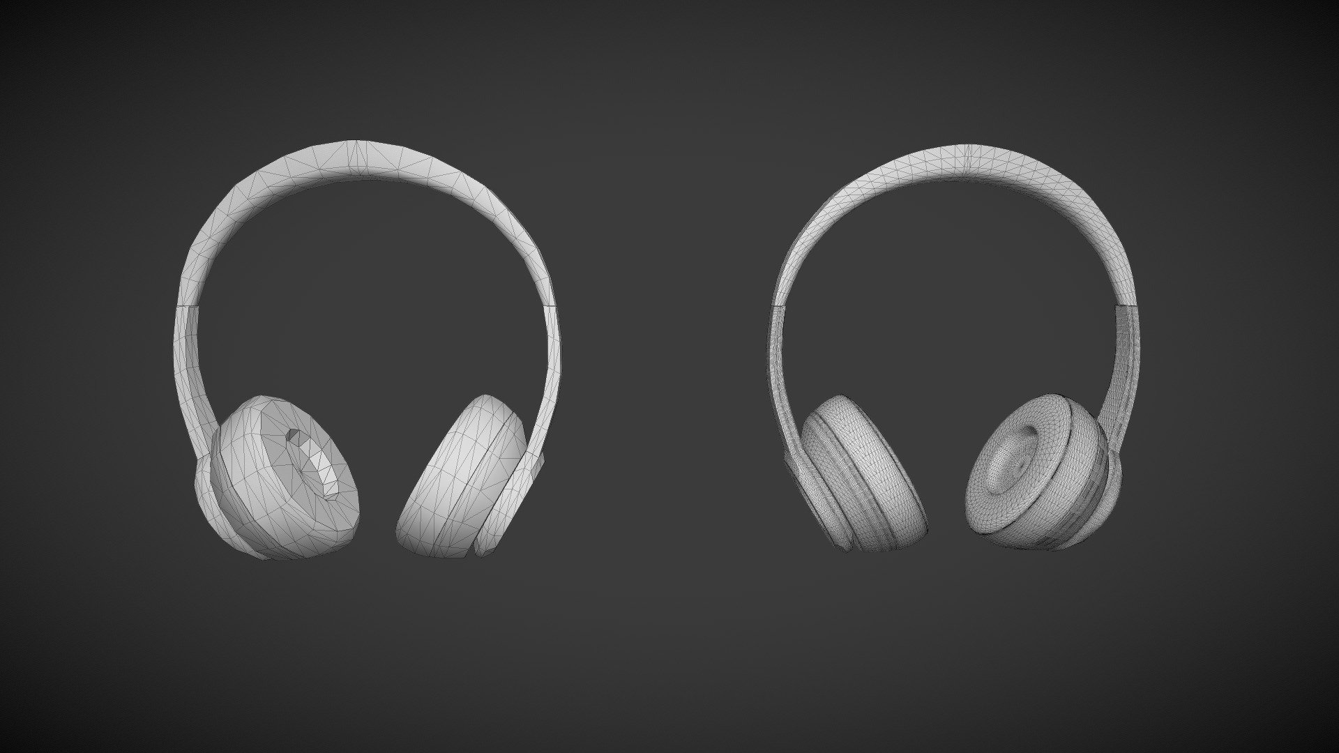 headphones wireframe - 3D model by bartosz55piotr [c403730] - Sketchfab