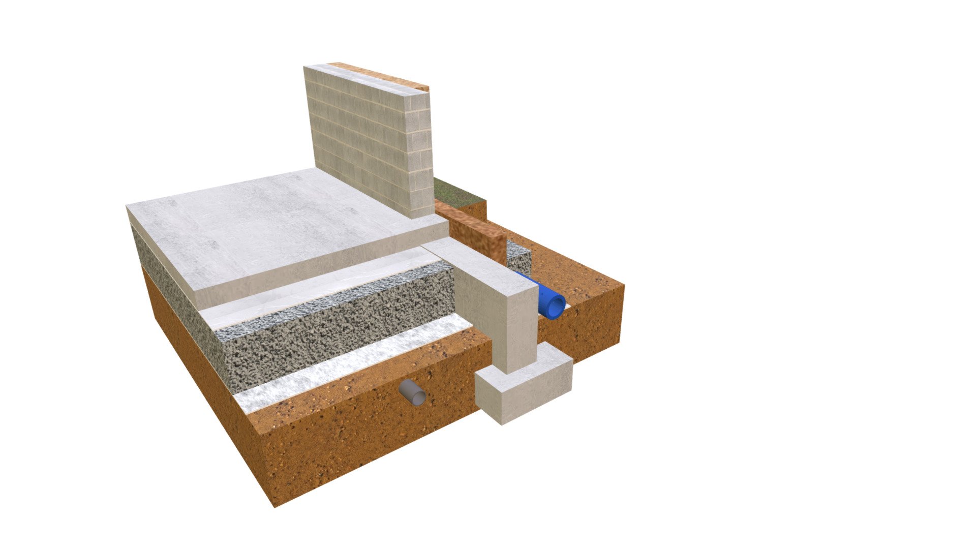 Coupe Dalle porté ITE - Download Free 3D model by misapor [c4046af ...