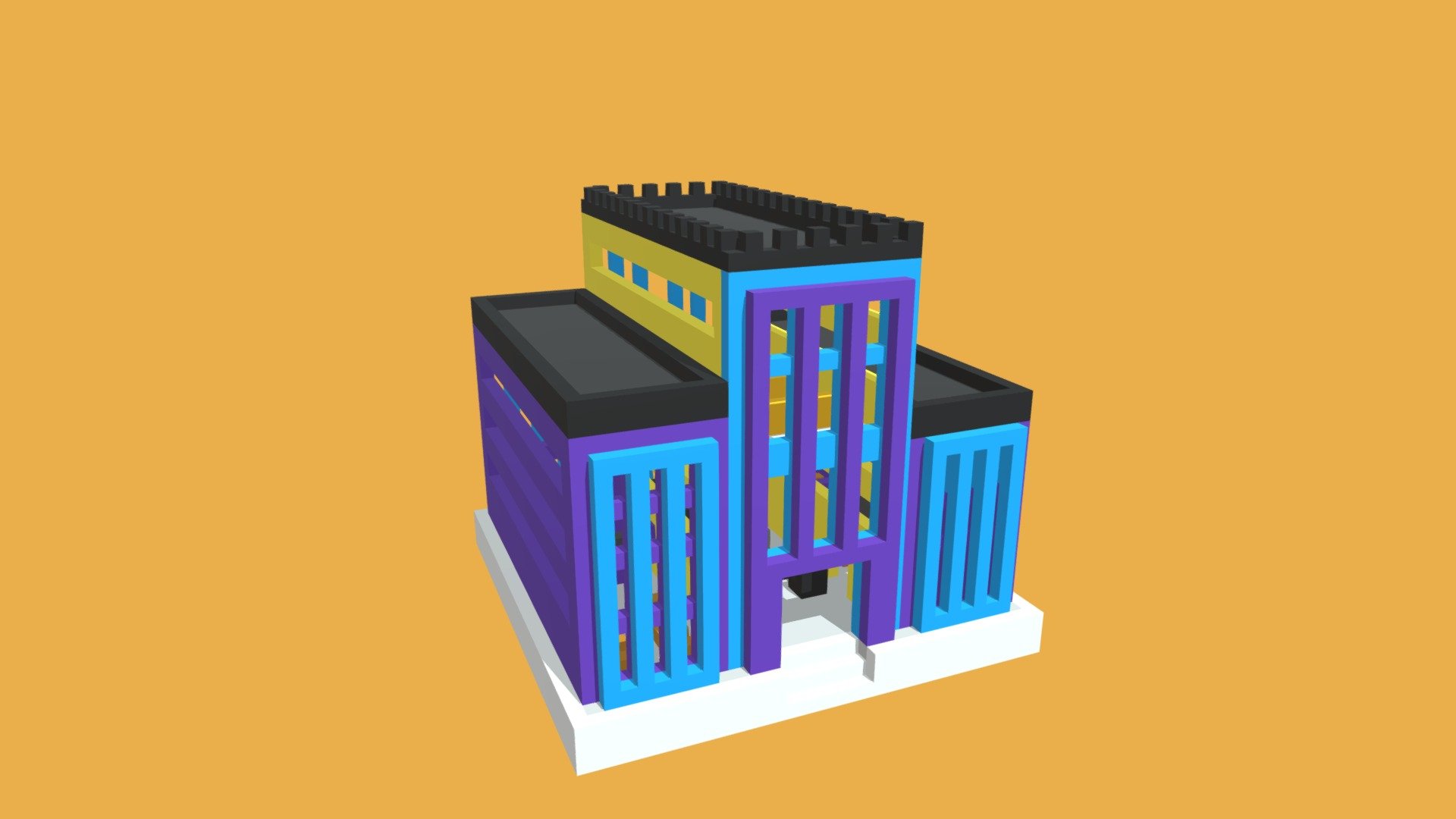 Voxel Art of a School - Voxel Asset - 3D model by Tan (@itstanxr ...