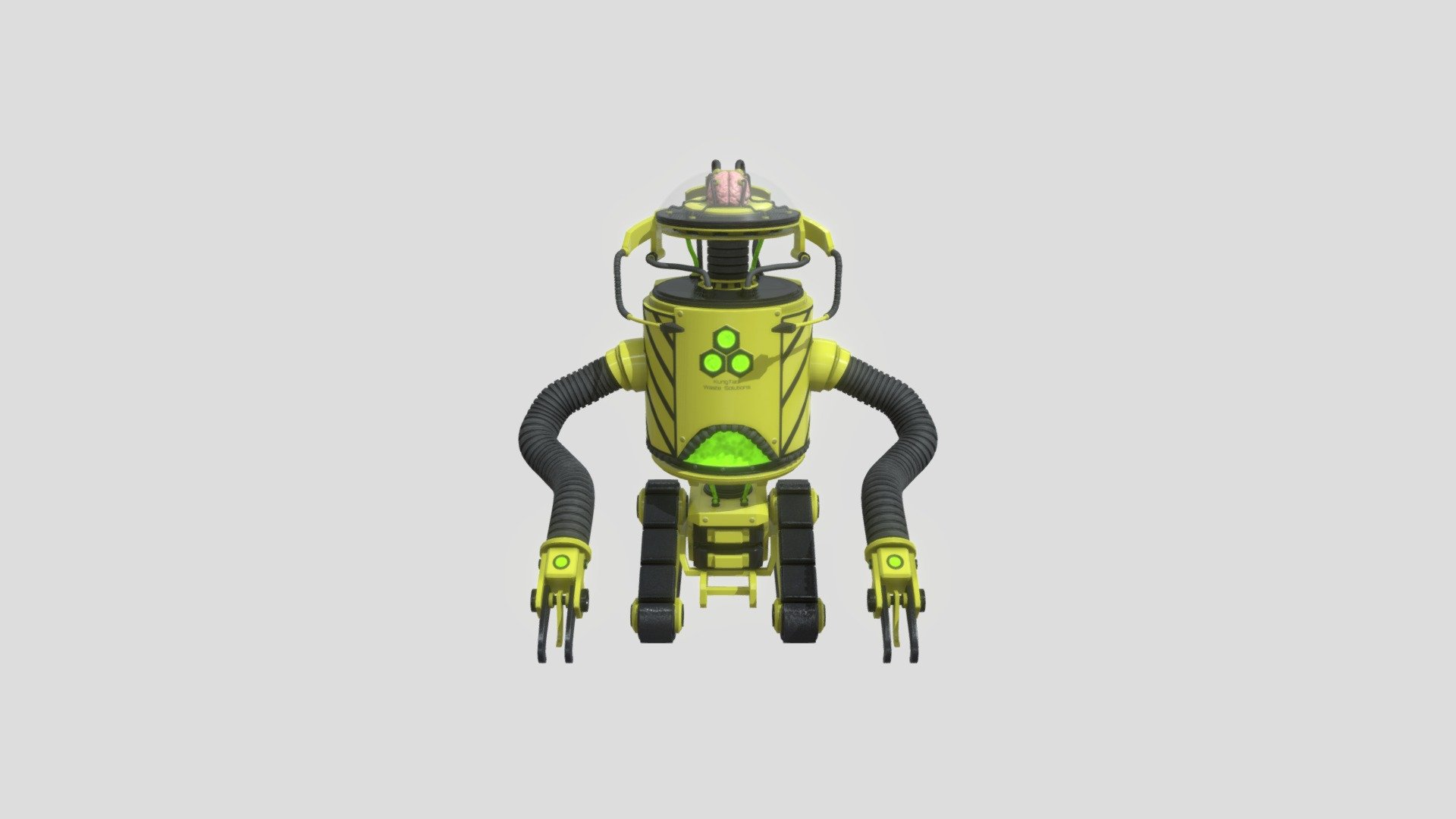Stylized Robobrain Model - 3D model by CarterTaggartUni [c4049a2 ...