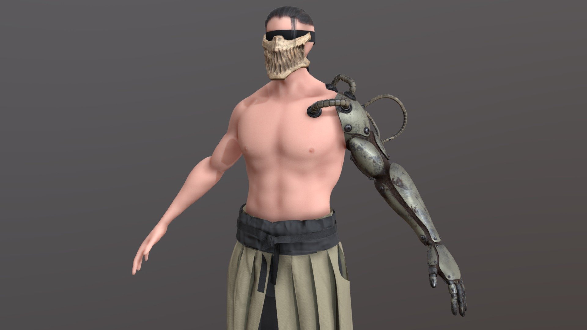 Shinobi Cyborg - Download Free 3D model by Daniel Vicente ...