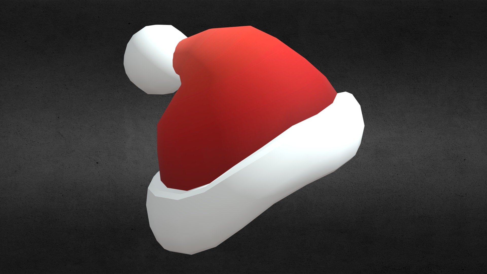 Christmas Hat Low Poly - Download Free 3D model by Poyo20 [c4064c0 ...