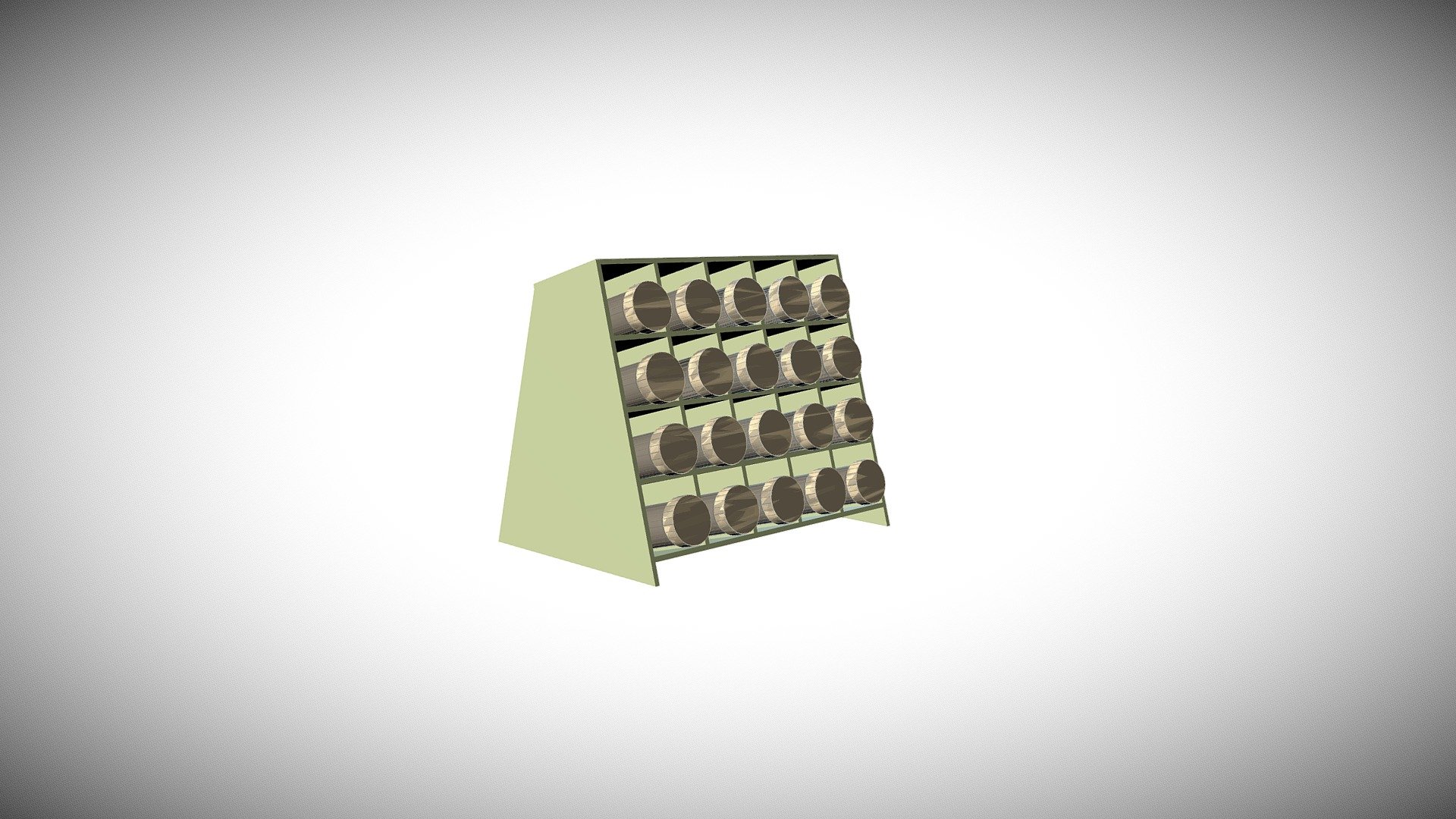 Spice Rack - 3D model by rplaughl [c40acd6] - Sketchfab