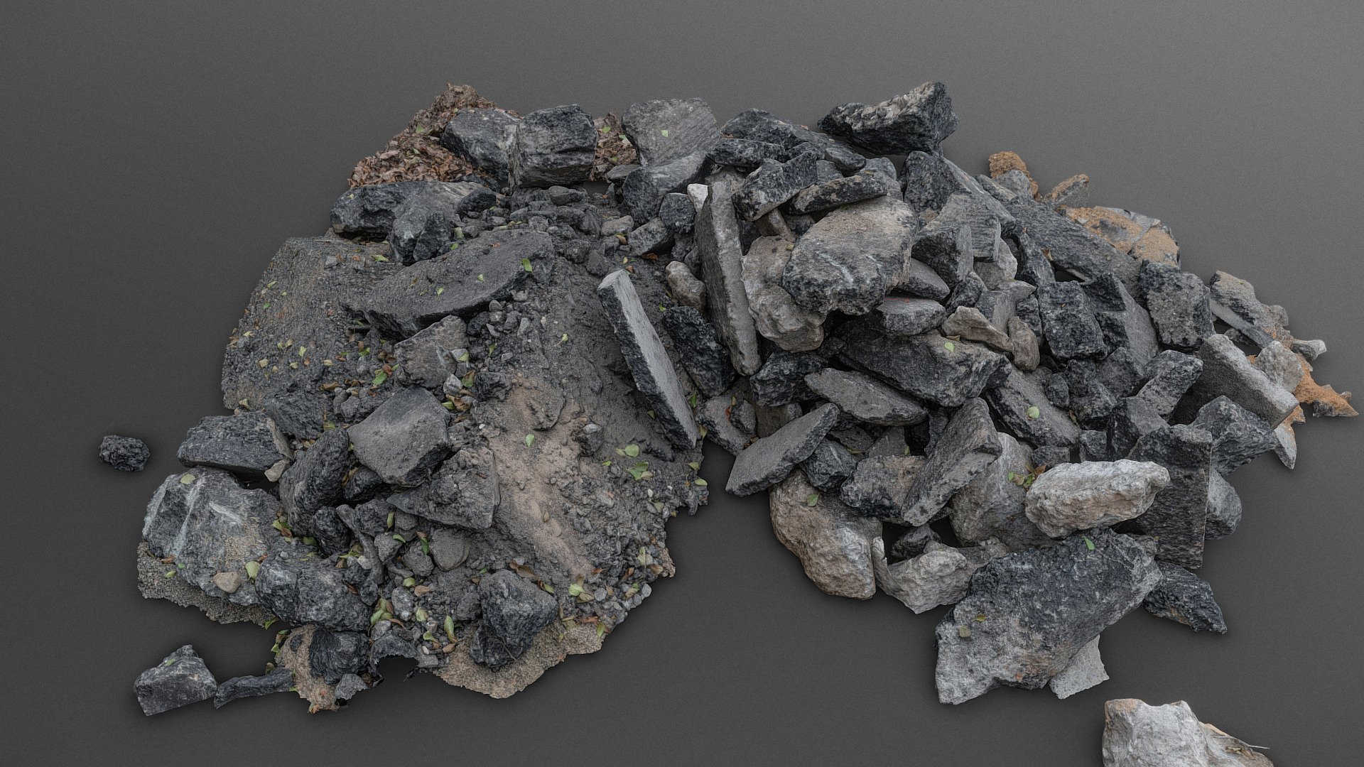 Asphalt sand debris heap - Buy Royalty Free 3D model by matousekfoto ...