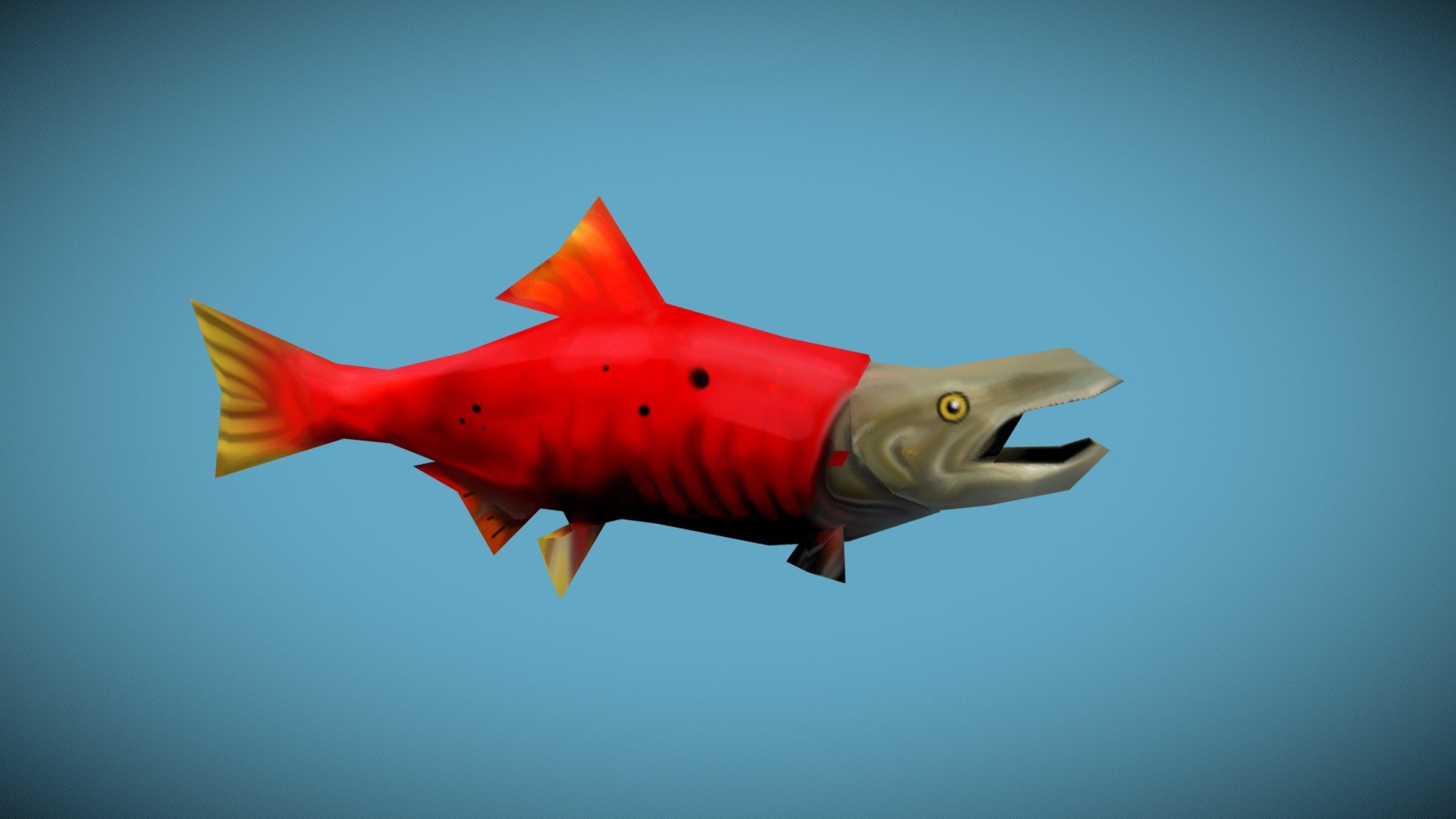 Salmon Game Ready Asset - Buy Royalty Free 3D model by Stewart MacLean ...