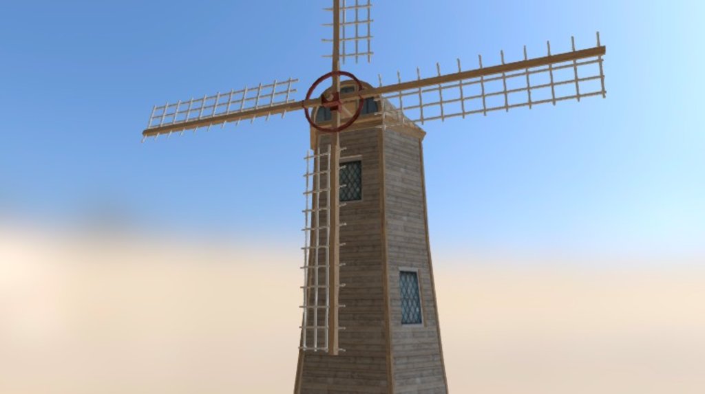 Windmill - 3D model by Caio Augusto (@caioaugusto) [c412cb0] - Sketchfab