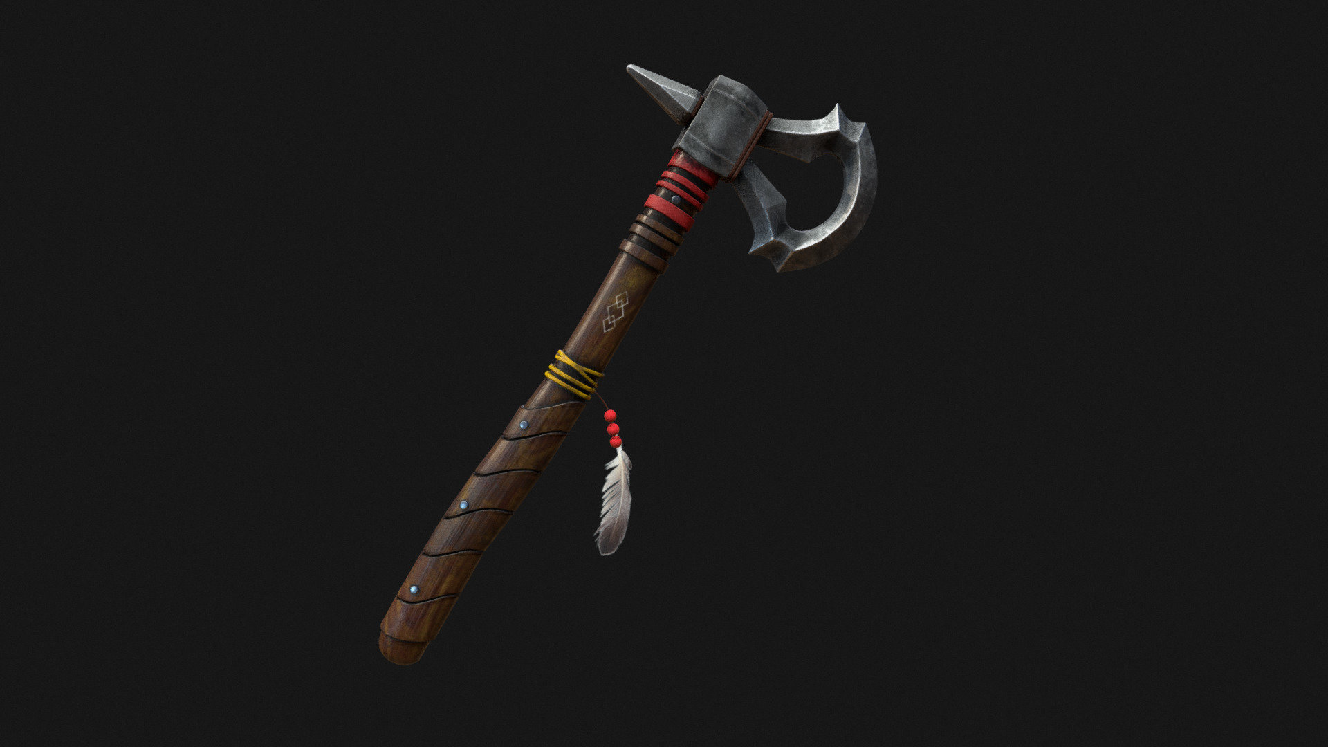Tomahawk - 3D model by mohsen_esfandiar [c412cd7] - Sketchfab
