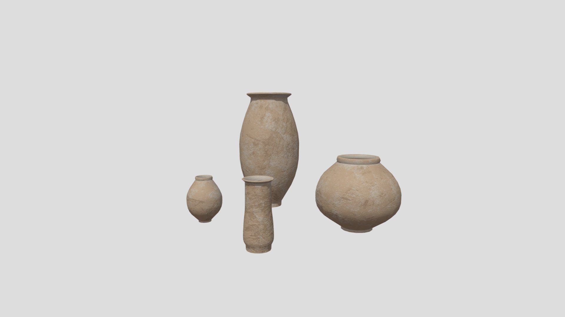 Burial Pottery from the Indus Valley - 3D model by Lomri [c4155e9 ...