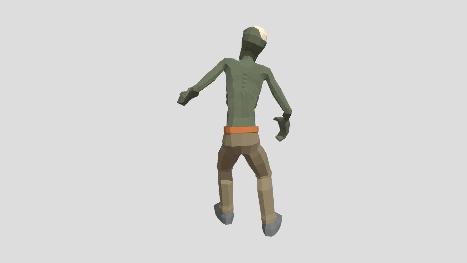 Low Poly Zombie - Download Free 3D model by AM.DEV (@aliabdallagazal1 ...