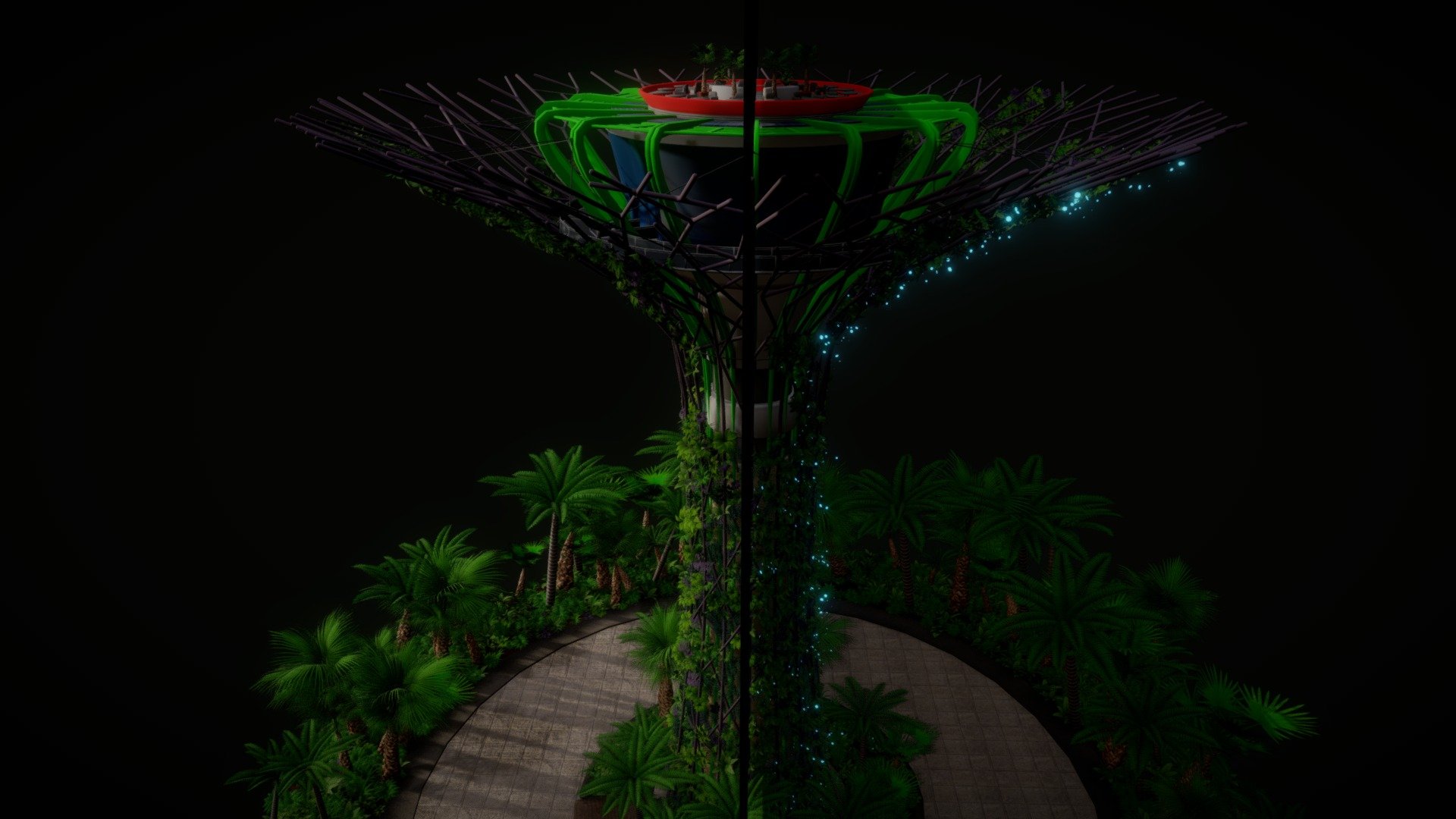 Singapore Solar Tree [WIP] - 3D model by Wordofcurse [c415be6] - Sketchfab