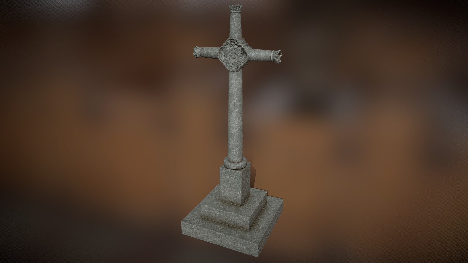 High cross - 17th century - 3D model by visualdimension [c416ea1 ...