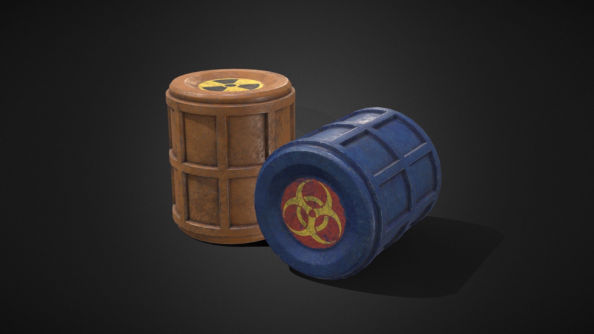 Toxic barrel - 3D model by Anup Paul (@anupespe) [c419808] - Sketchfab