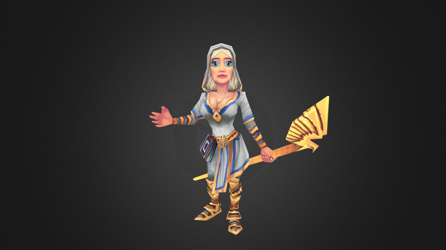 Healer - Heroes of Paragon - 3D model by poboczny [c41ba5b] - Sketchfab