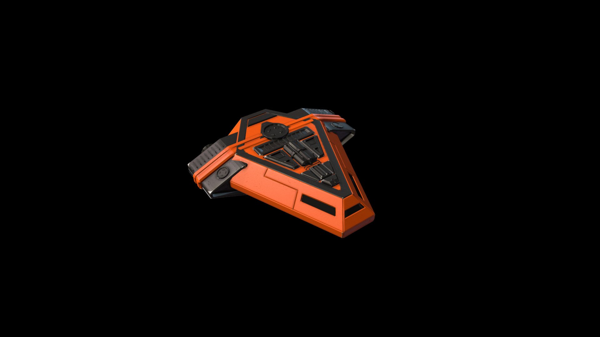 Space fighter "Paragon" - 3D model by Christian Schröder (@zlater ...