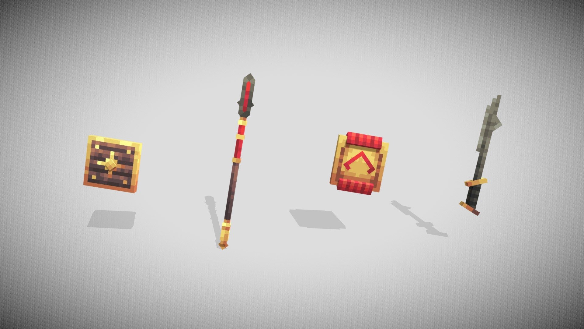 Spartan weaponry - 3D model by TugkanDeMan [c41c6b7] - Sketchfab