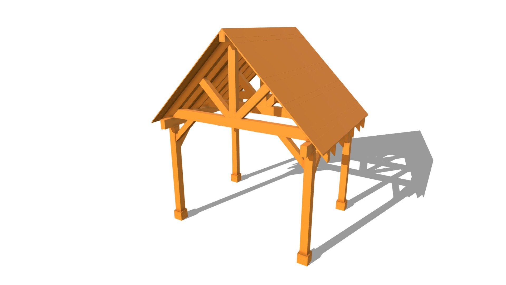 Custom Thick Timber Toledo Pavilion - 3D model by Conceptual ...
