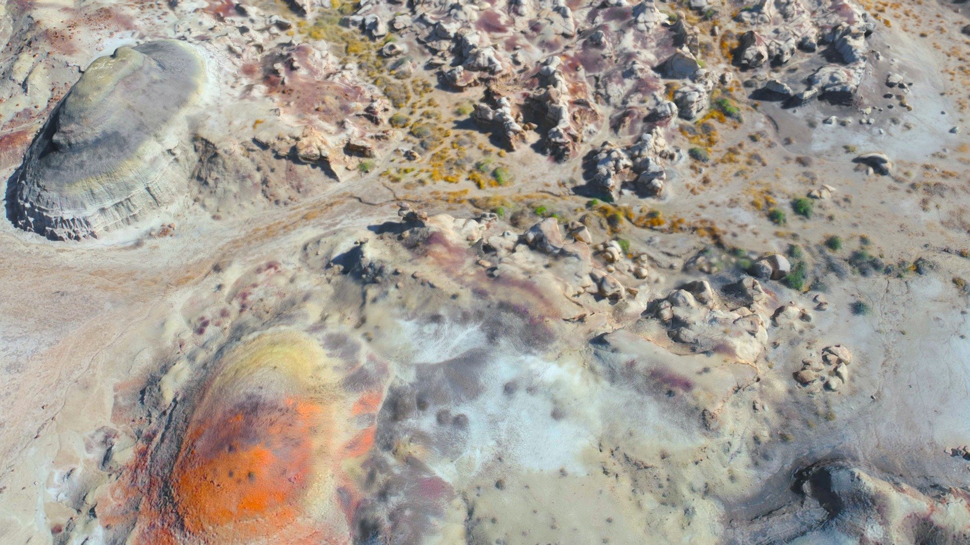 Bisti Badlands Landscape - 3D model by dlfitch [c41e2ca] - Sketchfab
