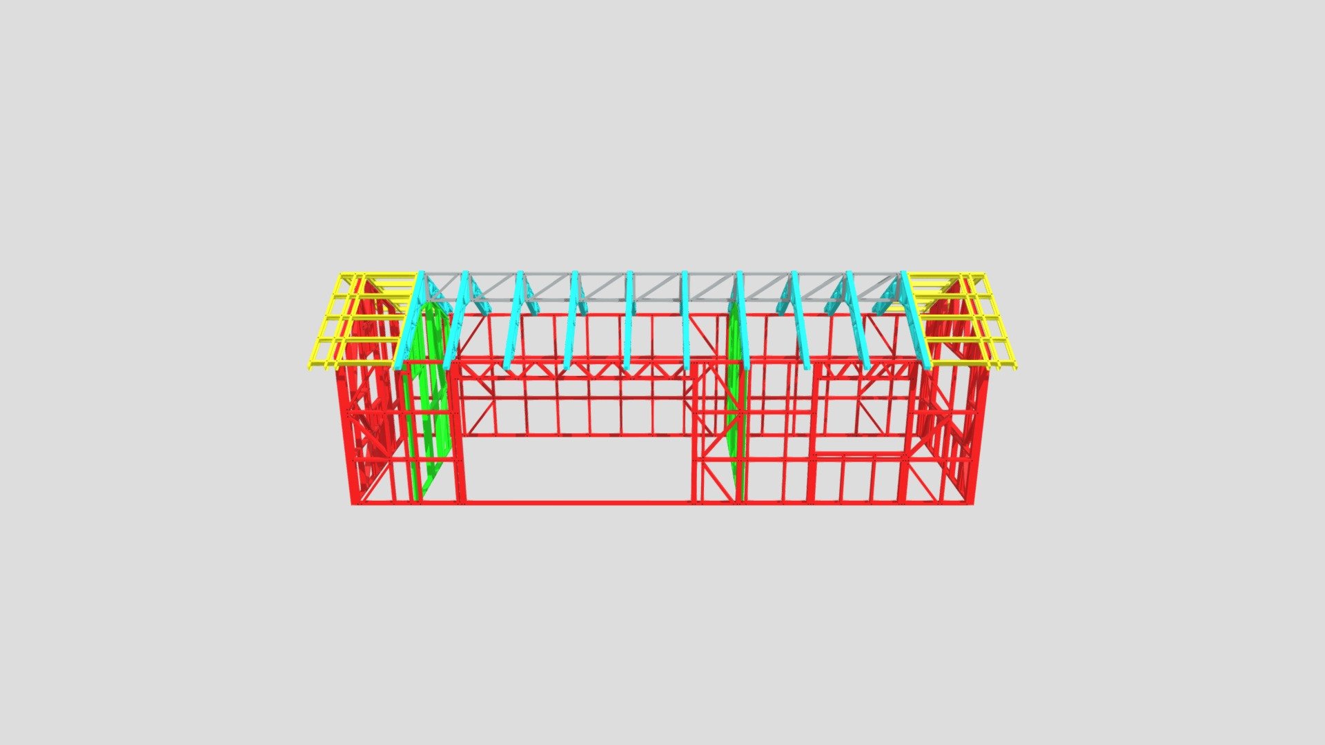10x3m Gable Roof - Download Free 3D model by nggalampanao [c41f6f6 ...