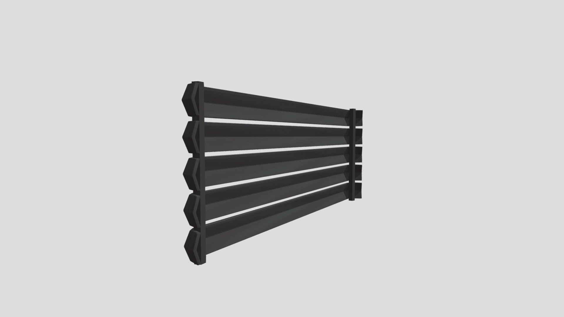 Fence - Download Free 3D model by fivedragondev [c421af2] - Sketchfab