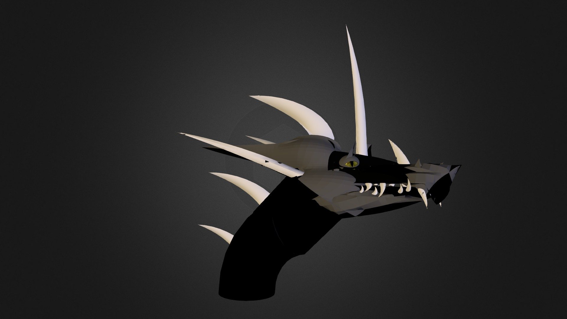 dragon head - 3D model by Manuel Rodriguez (@IslamicArt) [c423b22 ...