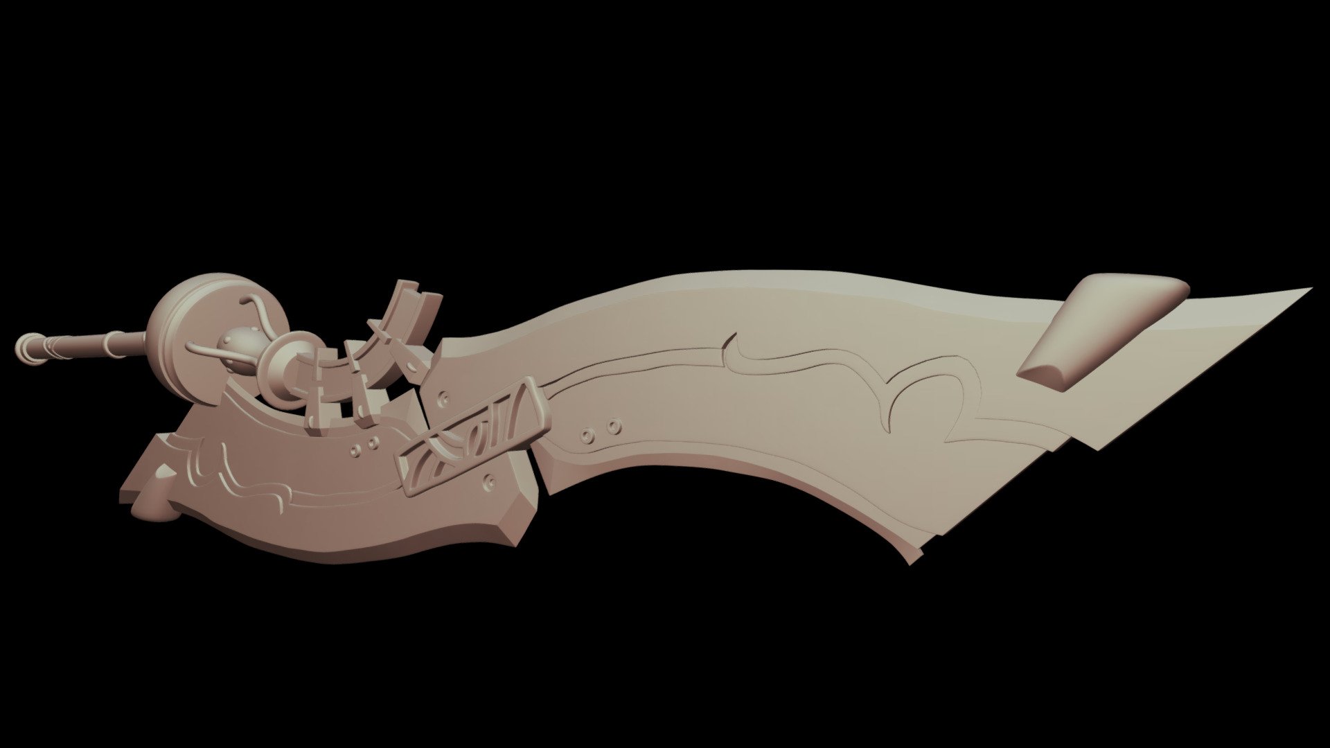 Punisihng Gray Raven - Sword - 3D model by ALoreto [c424b47] - Sketchfab