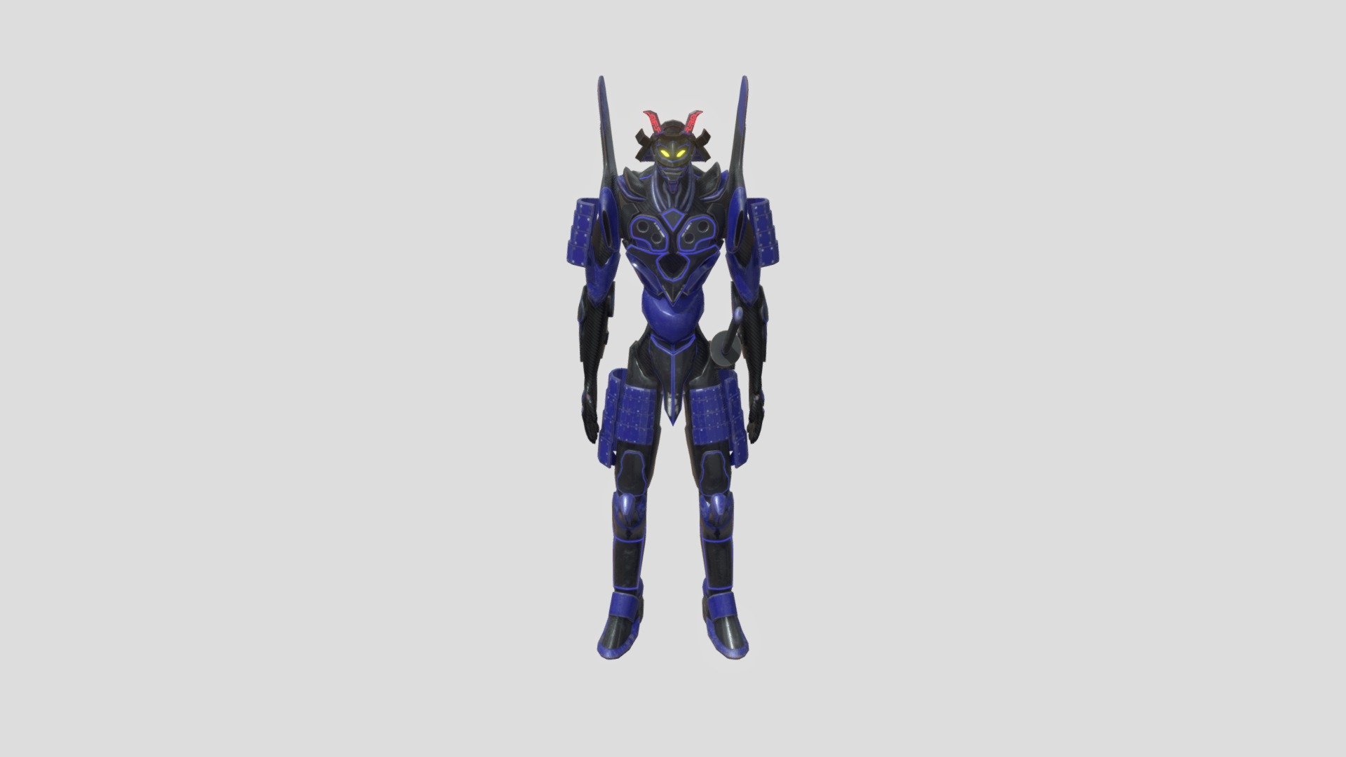Samurai Mecha - 3D model by dmyers27 [c424d42] - Sketchfab