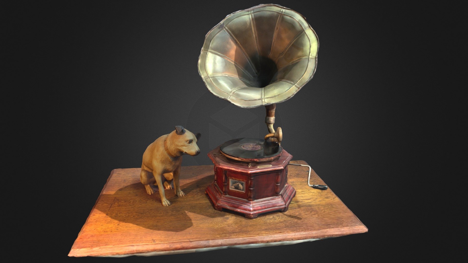 HMV - HIS MASTER'S VOICE - Buy Royalty Free 3D model by the dragon 3d ...