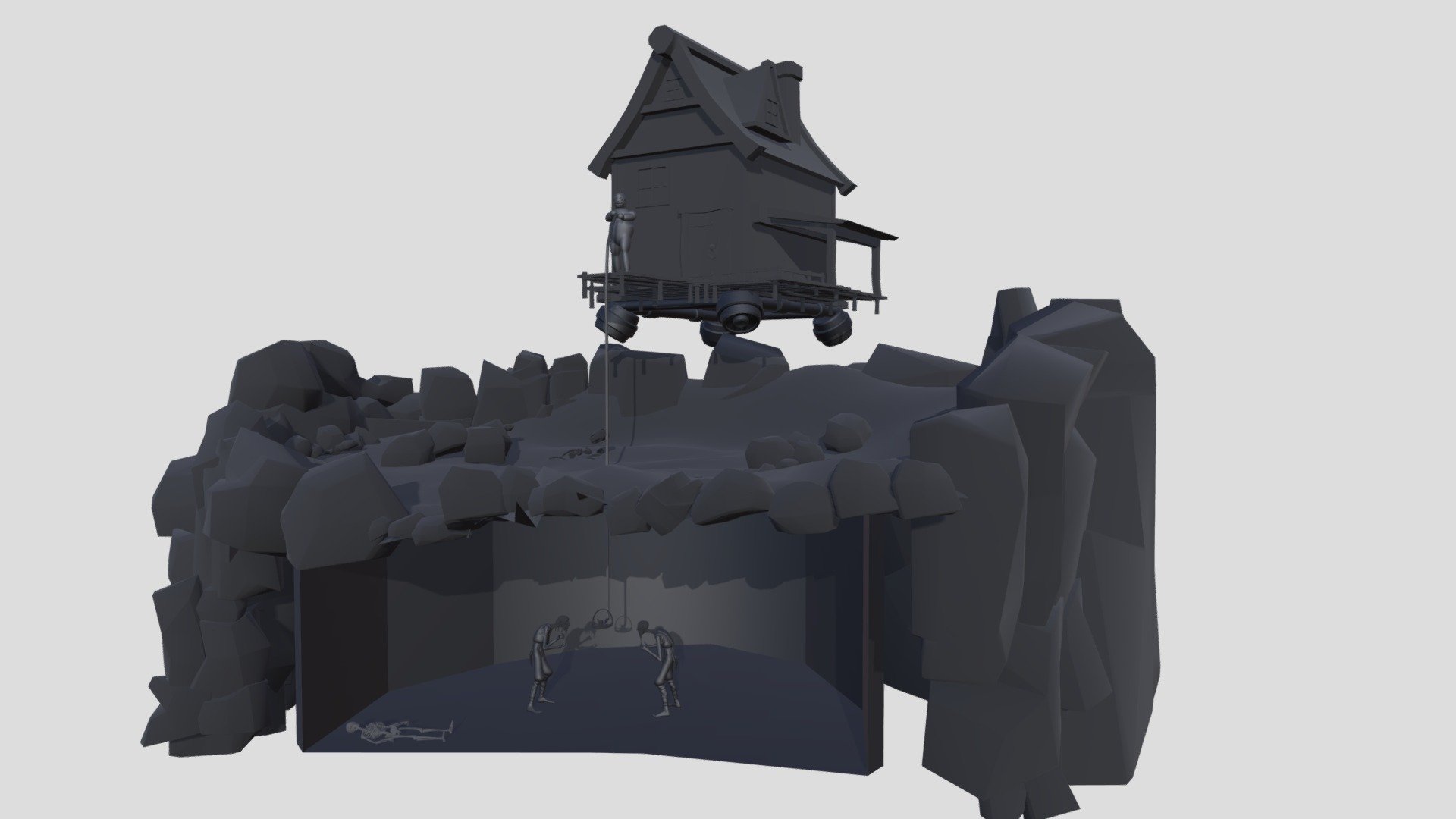BOCETO 3D DIORAMA / RONALD JOEL CHUMO - 3D model by RonalJoelChumo ...