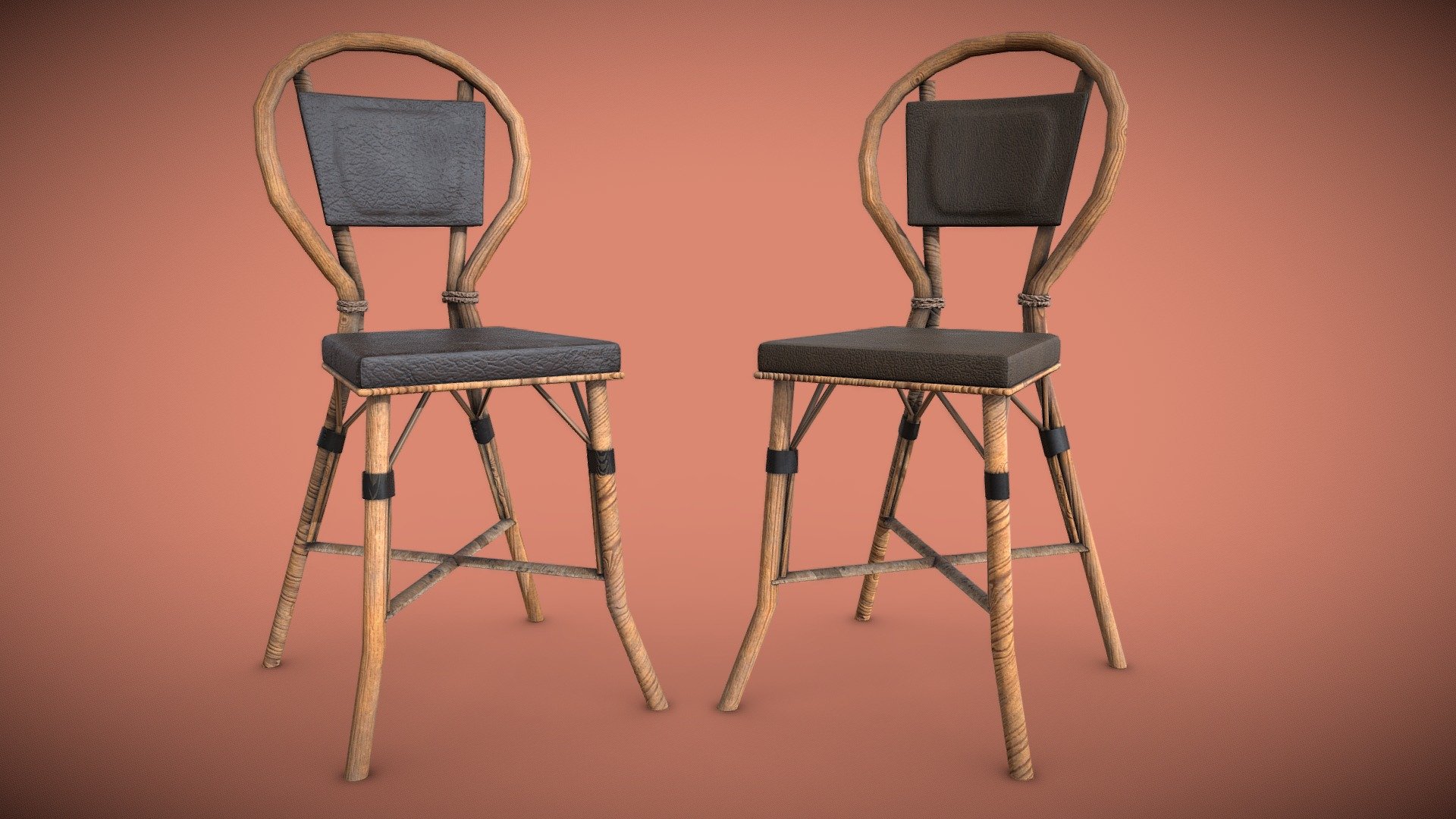 Wooden Chair Buy Royalty Free 3d Model By Rajatnidaria [c426aa7